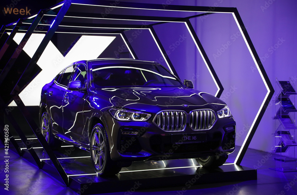 KIEV, UKRAINE, February 1, 2020: new BMW X6 Third generation G06, 2020 ...