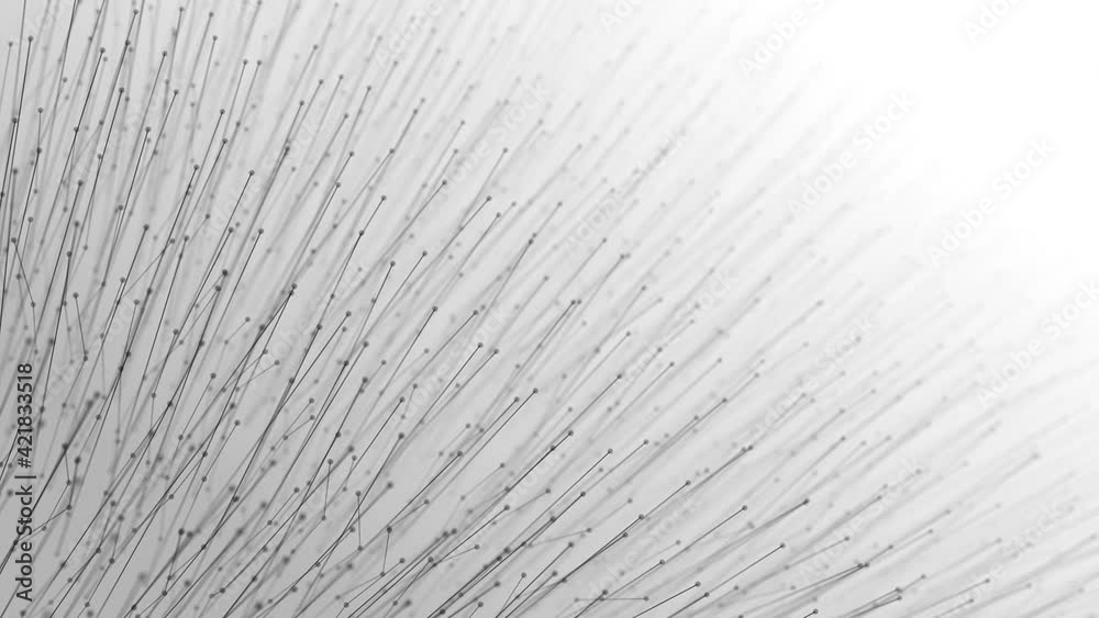 Abstract Technology Background With Pinhead Patterns Looping/ 4k ...