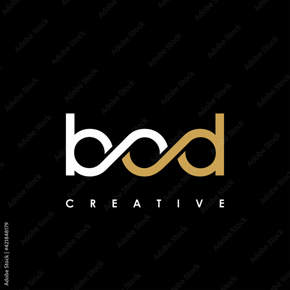 BOD Letter Initial Logo Design Template Vector Illustration Stock ...