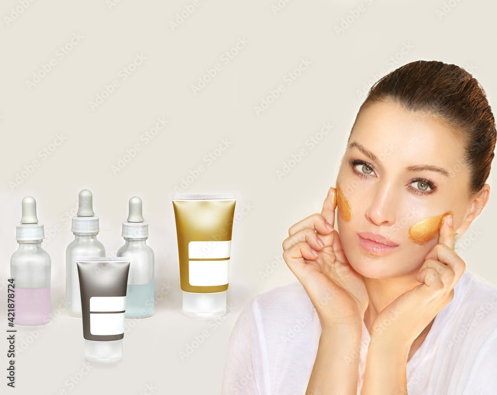 Concept of rejuvenation.Hyaluronic acid dermal fillers,Mesotherapy ...