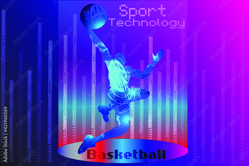 Basketball sport background design. Website landing page. Template for ...