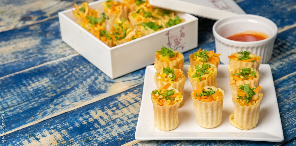 Malaysian Peranakan Chinese thin and crispy pastry tart shell appetizer ...