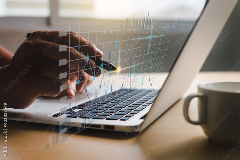 IT working on computer Business processes Document Management System ...