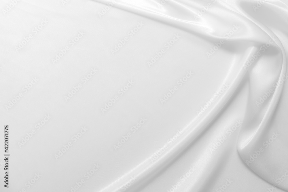 Abstract white fabric texture background Stock Photo | Adobe Stock