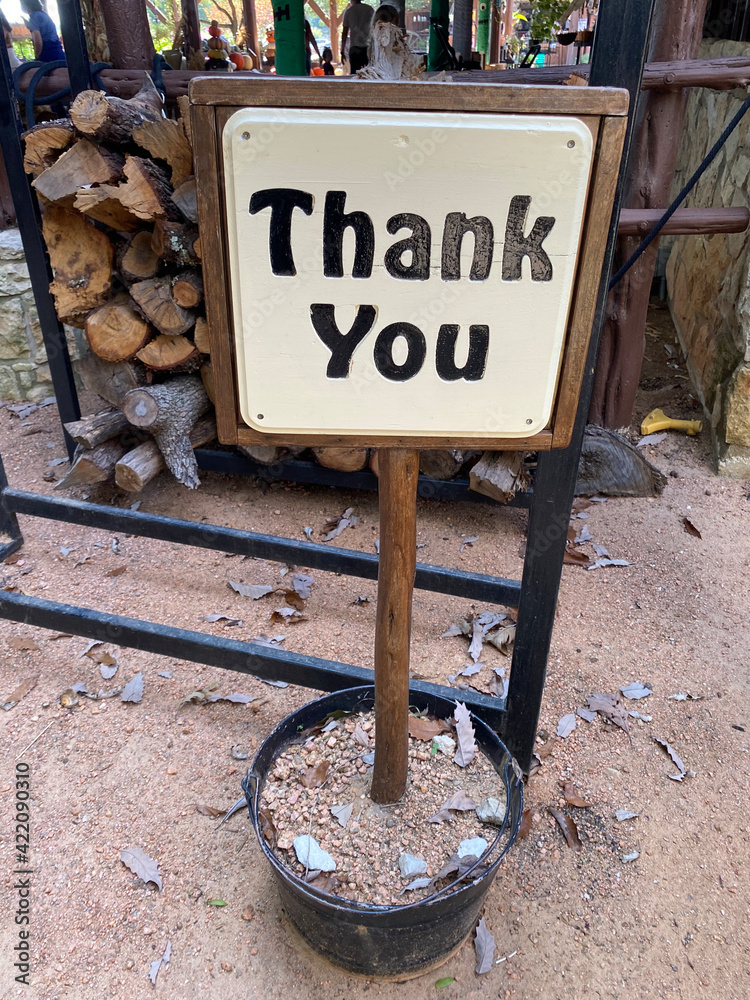 thank you sign Stock Photo | Adobe Stock