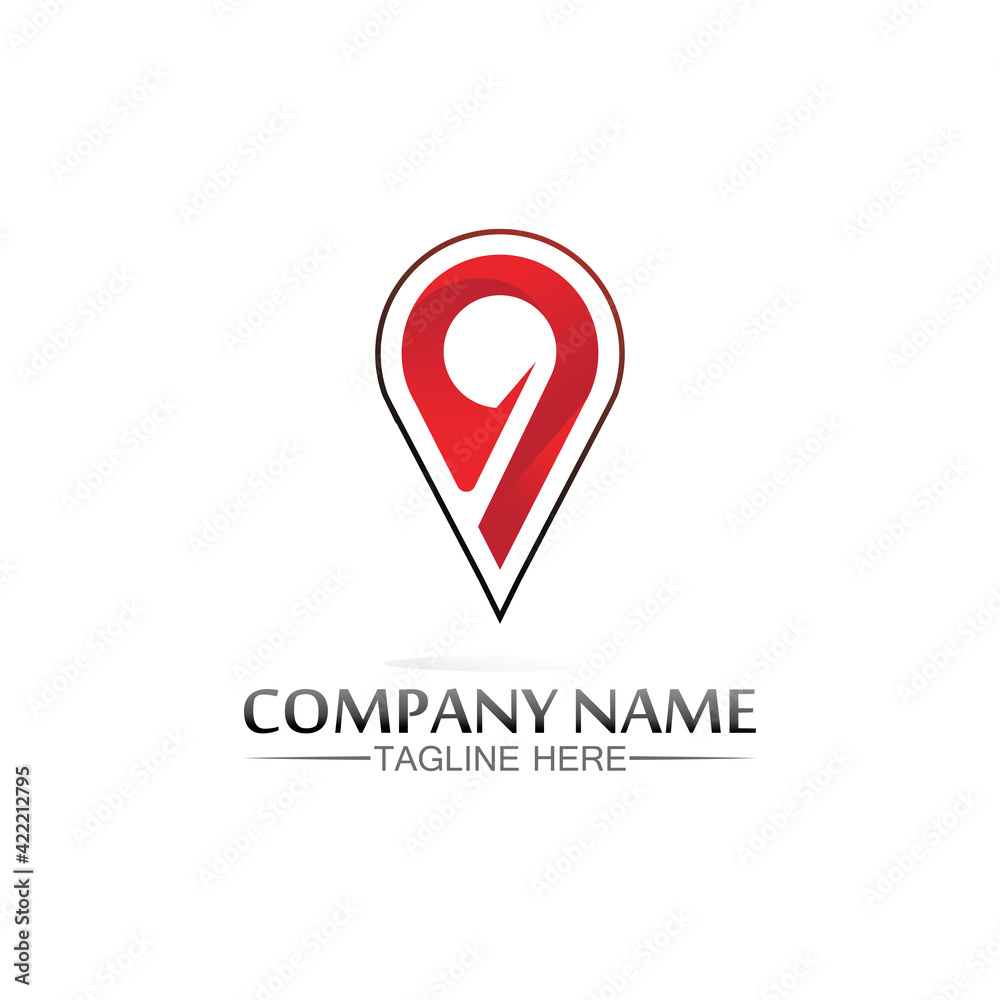 Location icon,Map logo for maps google maps, sign, route, position ...
