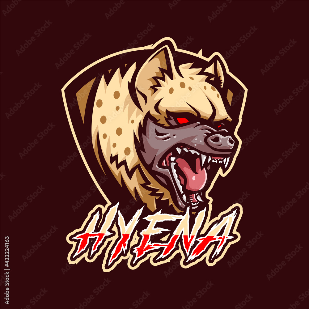 Hyena mascot logo for esport and sport Stock Vector | Adobe Stock