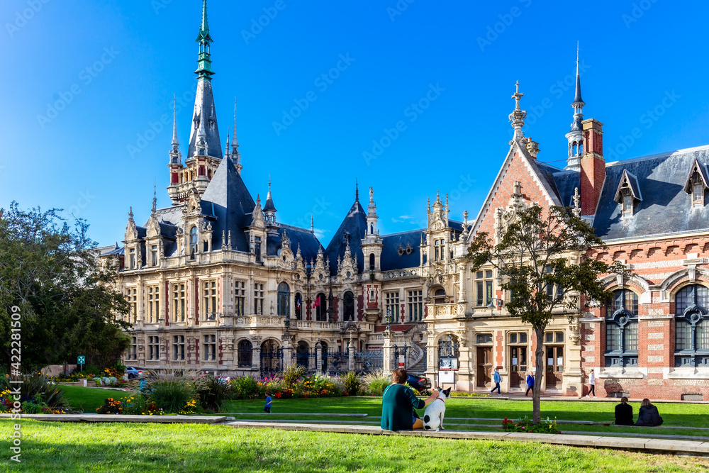 Fecamp, France - August 28, 2020. Benedictine Palace Museum, Fecamp ...