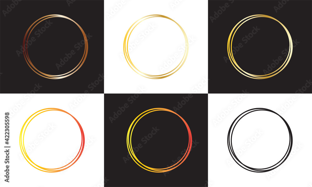 Ilustração do Stock: logo , circle, logo circles, round, circle logo ...