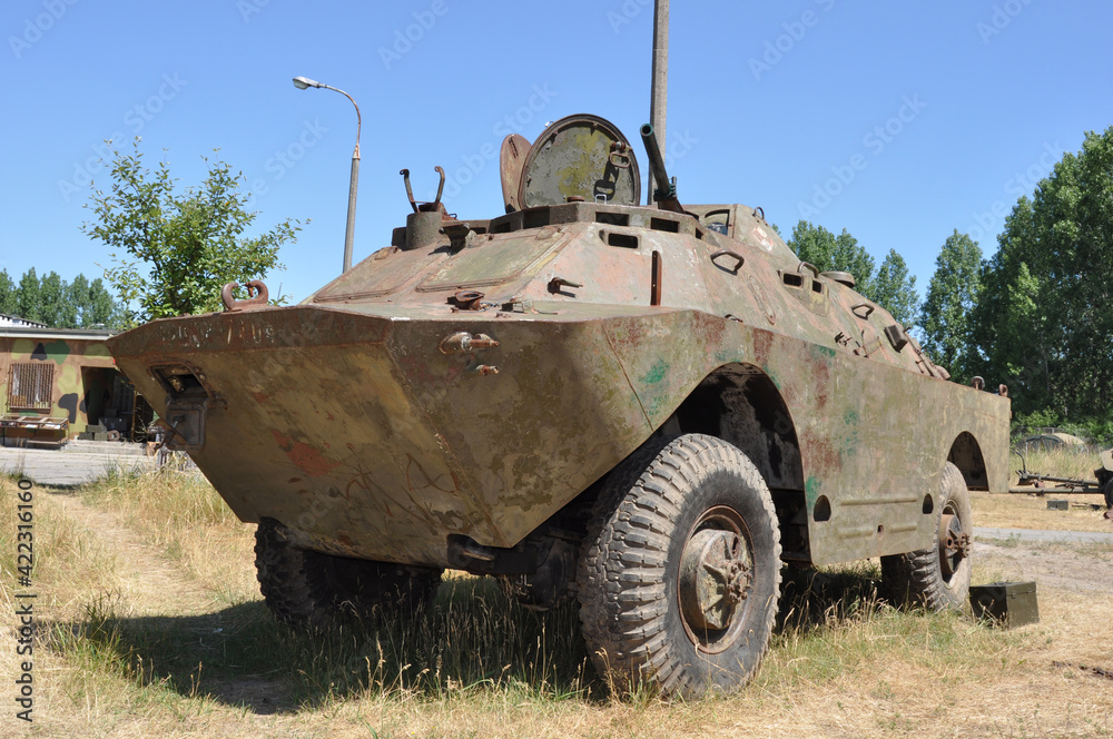 Soviet amphibious vehicle from the Cold War Stock Photo | Adobe Stock