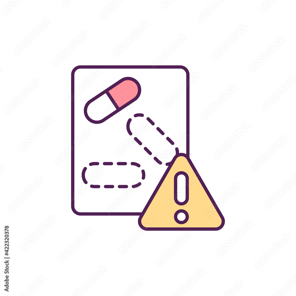Tackling antimicrobial resistance RGB color icon. Preventing ...