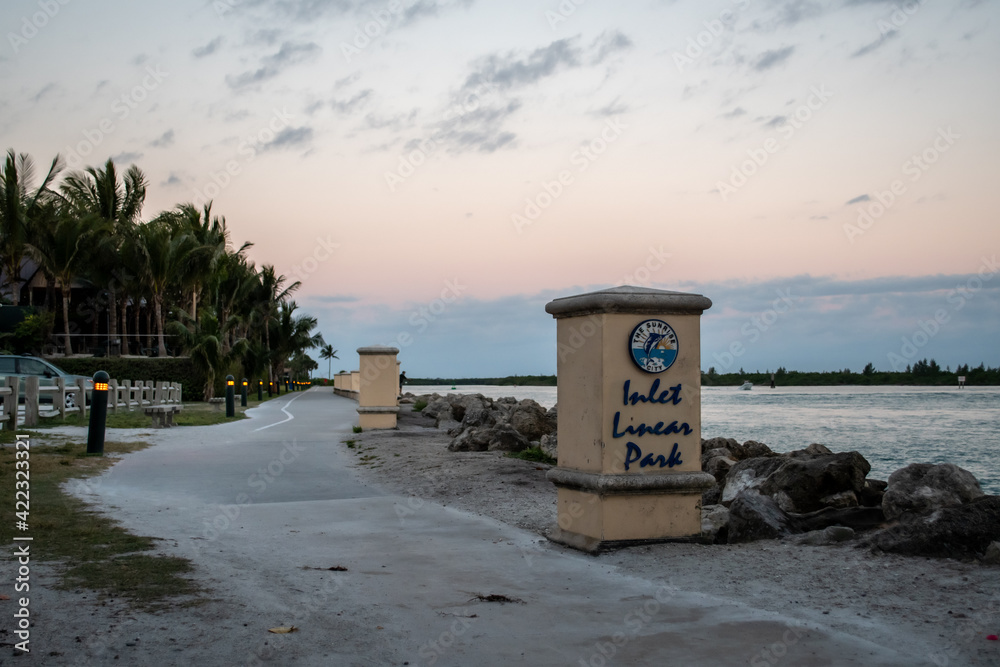 Scenes from Fort Pierce, Florida. Jetty Park, Inlet Linear Park, Fort ...
