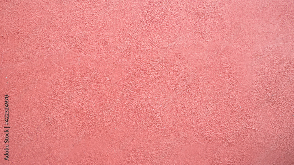 Pink textured stucco wall background. Pink stucco wall. Background of a ...