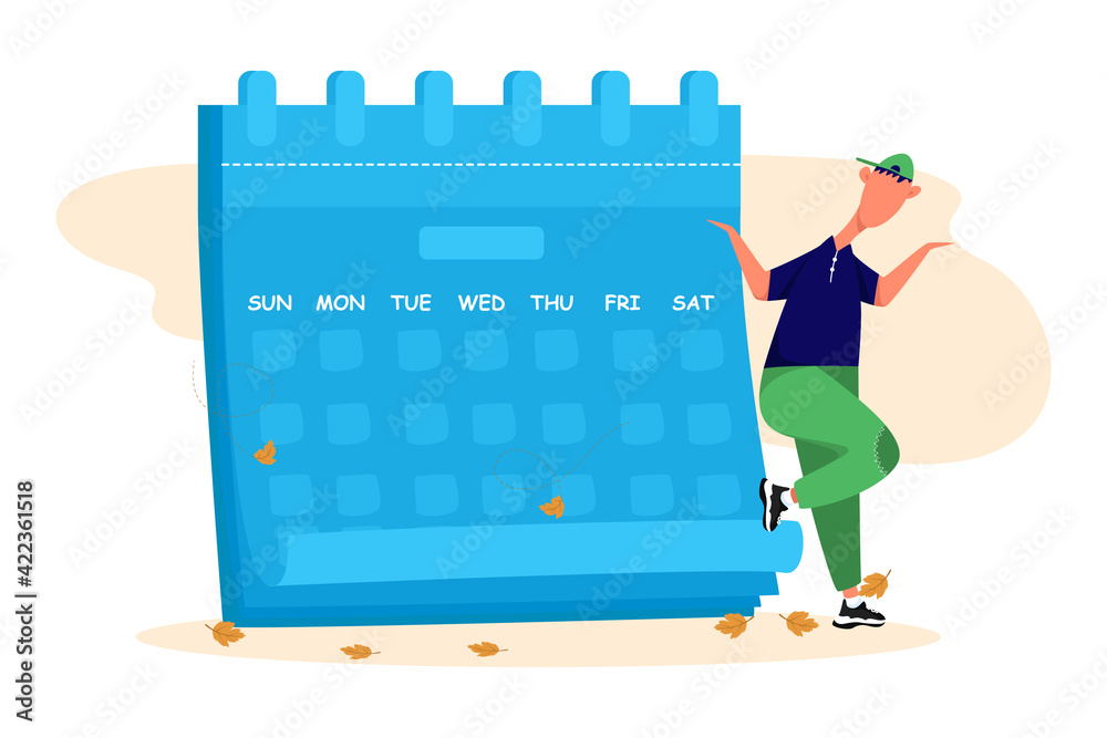 No Upcoming Events - Empty State Illustration concept. Flat ...