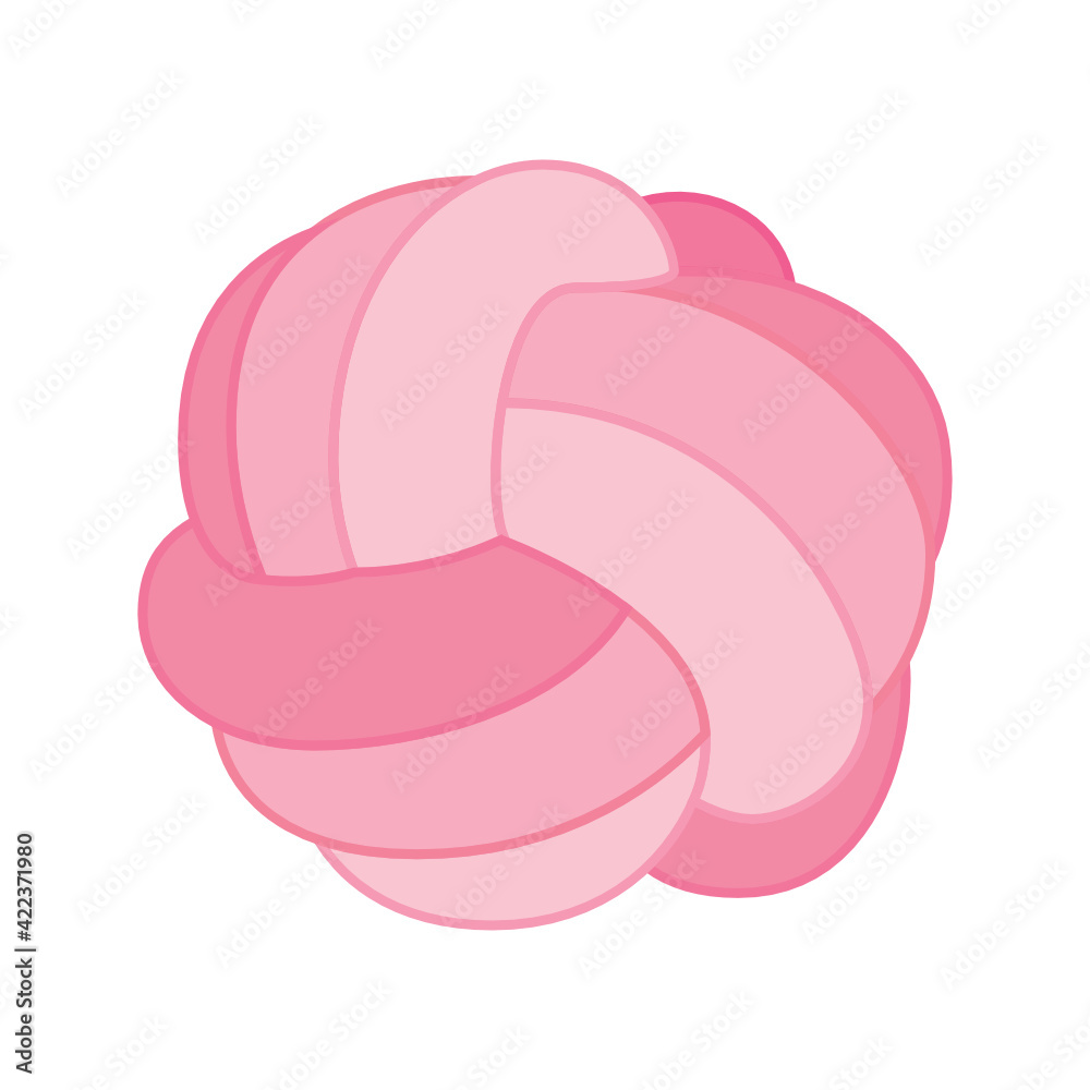 Knot Icon, Knot Symbol, Round Knot Vector Illustration Background Stock ...