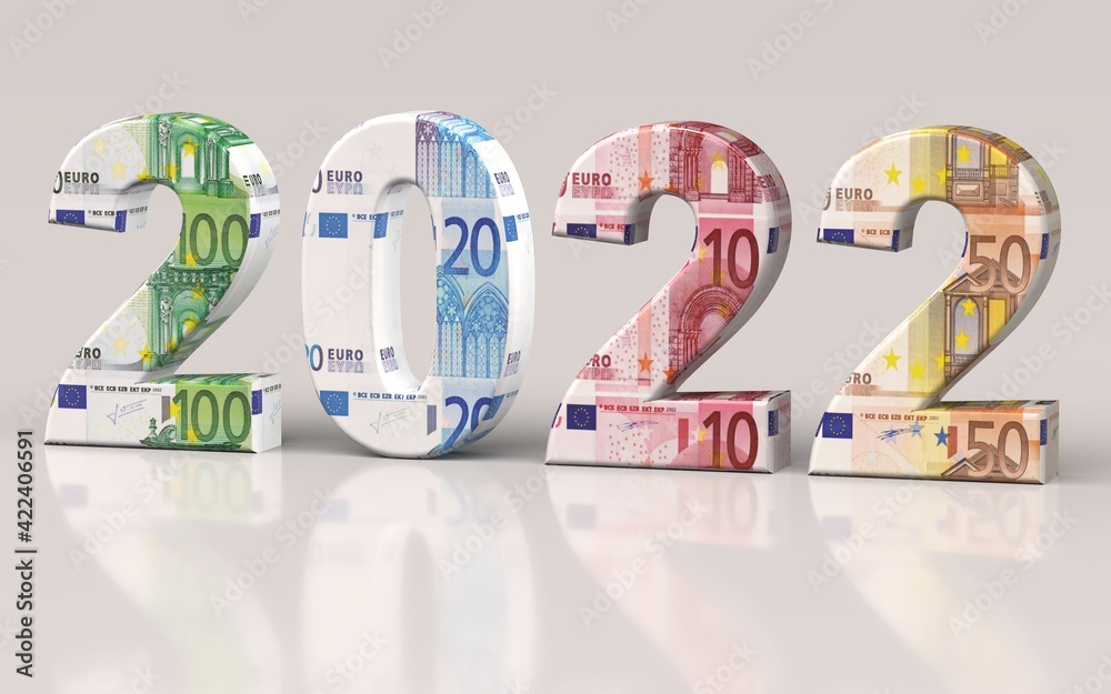 ภาพประกอบสต็อก 2022 - Euro - Banknoten - Scheine ภาพ | Adobe Stock