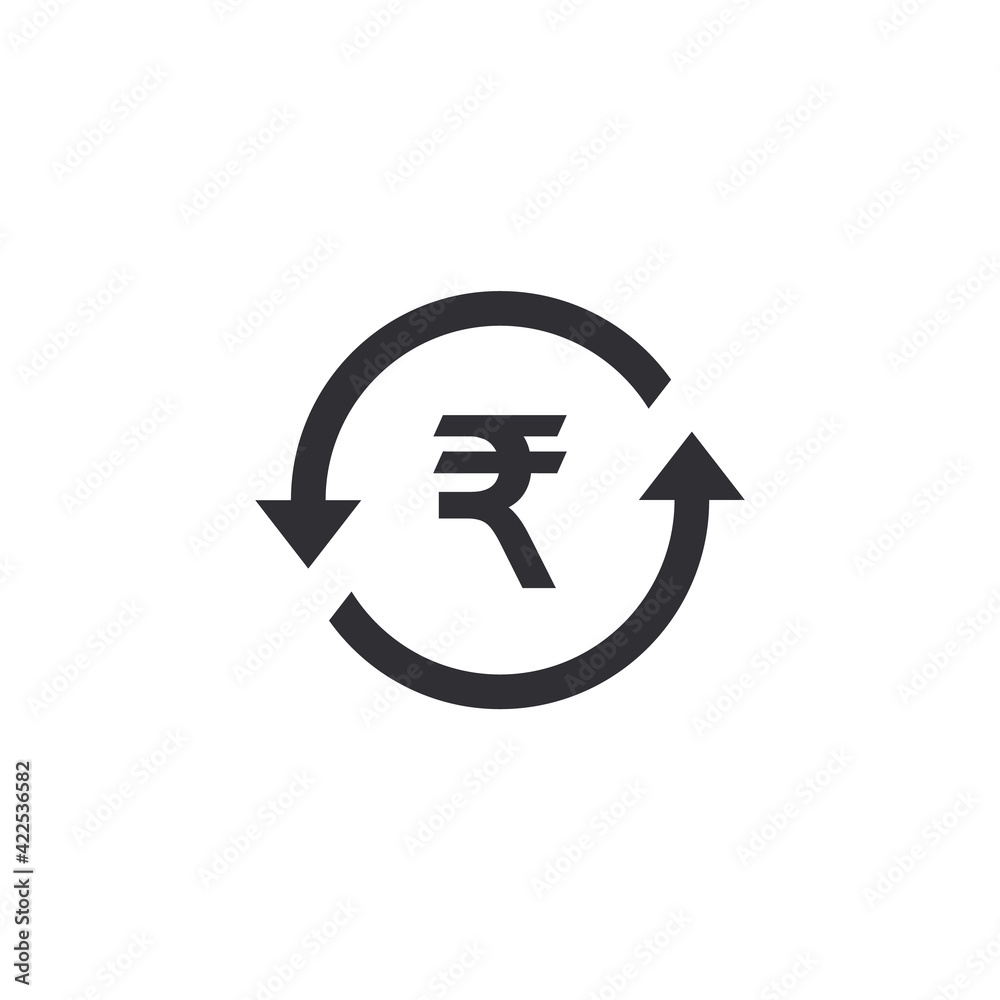 Coin icon. Rupee sign. Money transfer. Bank payment symbol. Rupee ... Coin icon. Rupee sign. Money transfer. Bank payment symbol. Rupee ...