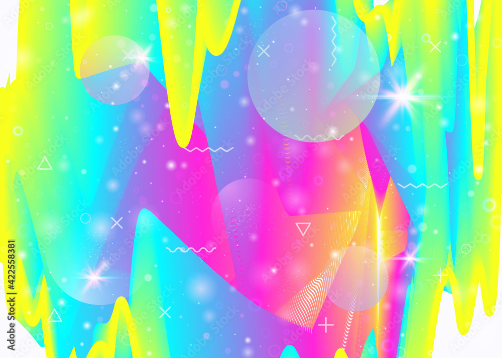 Fluid dynamic background with vibrant rainbow gradients. Dynamic ...