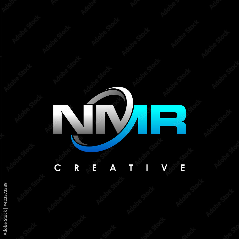 NMR Letter Initial Logo Design Template Vector Illustration Stock ...