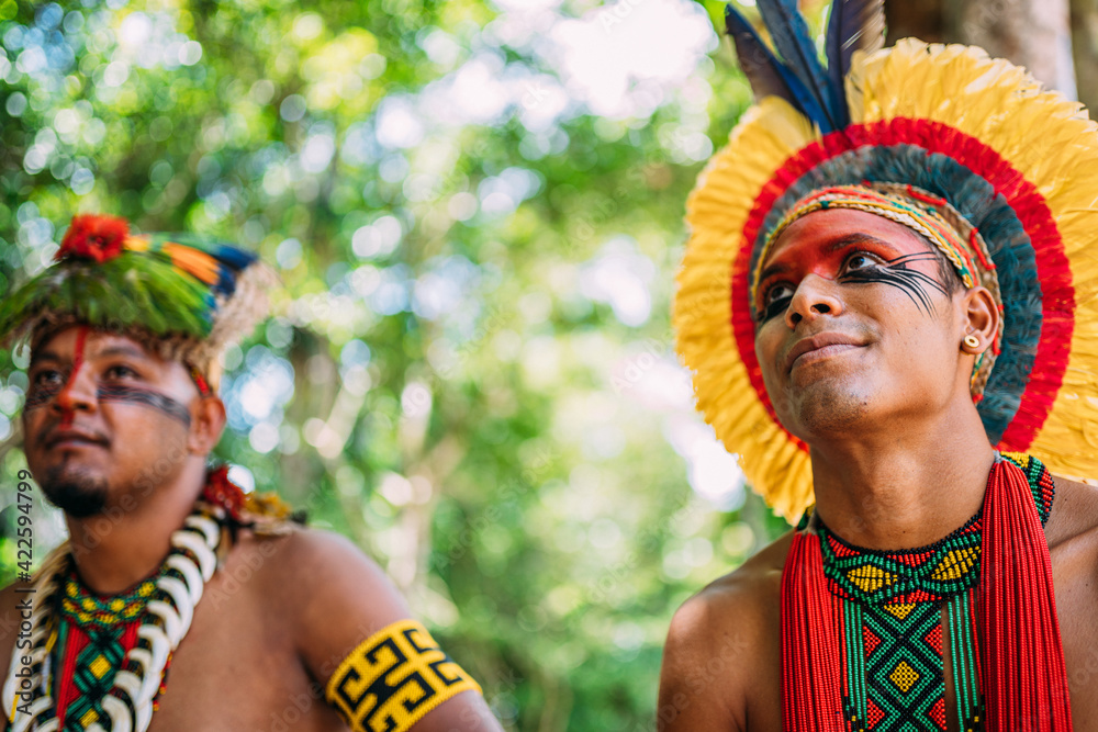 Poster Indian from the Pataxó tribe – Wall Art | UkPosters