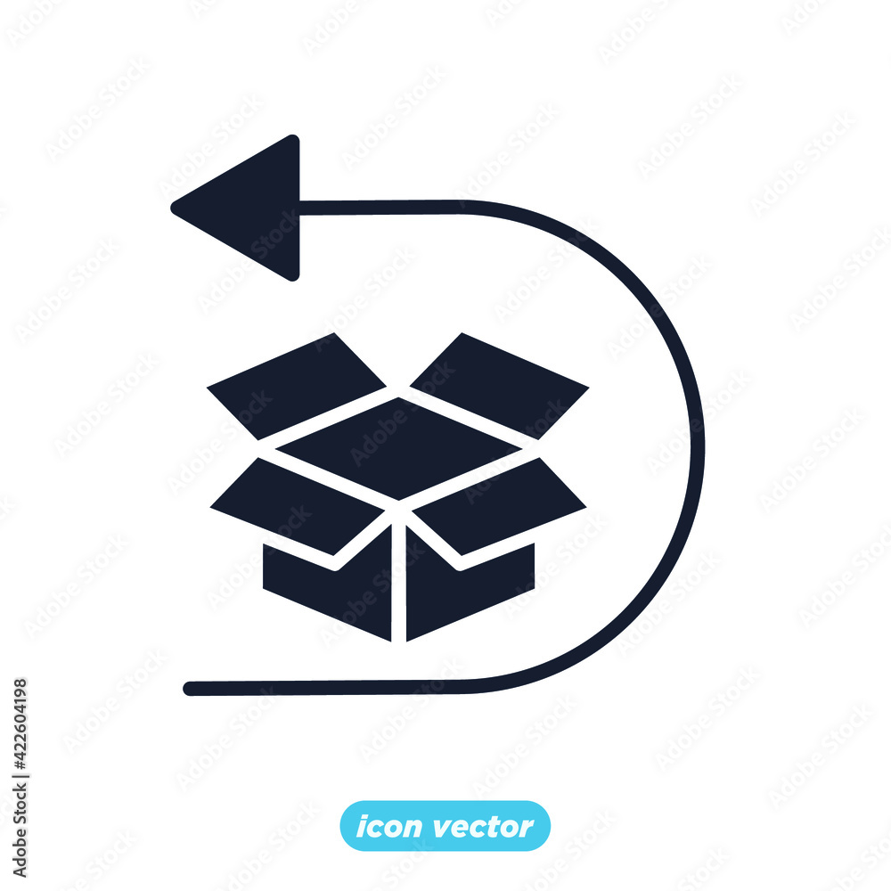 return icon. return symbol template for graphic and web design ...