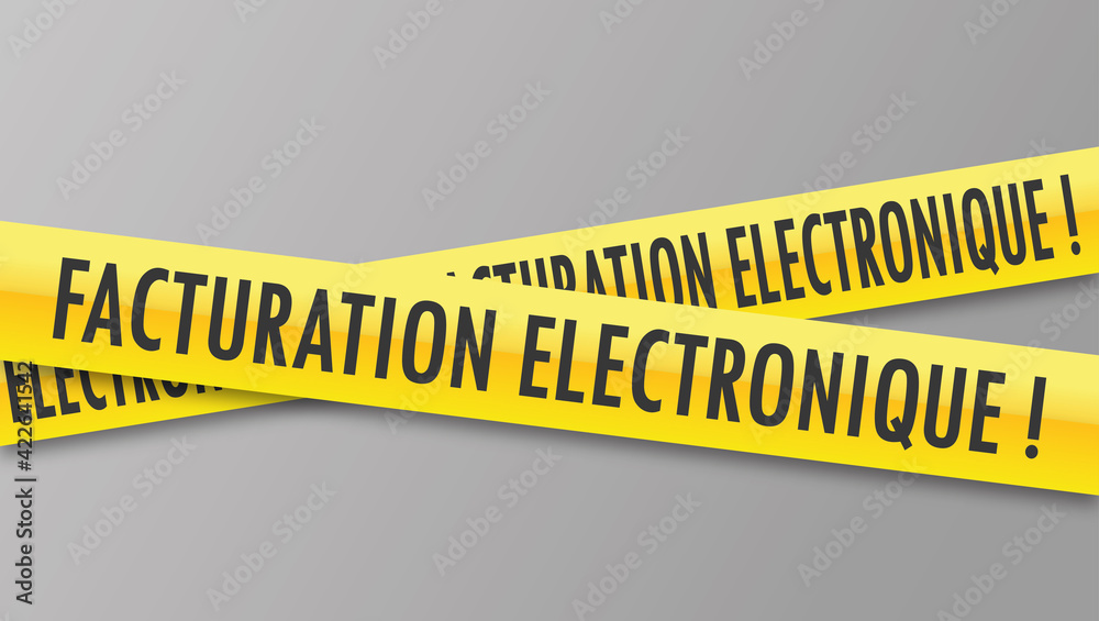 Logo facturation électronique. Stock Vector | Adobe Stock