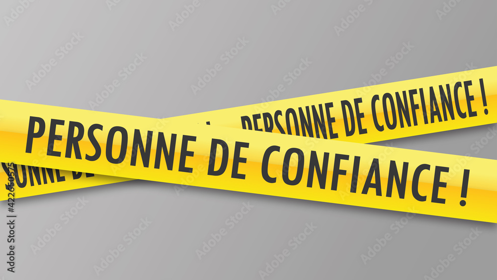 Logo personne de confiance. Stock Vector | Adobe Stock