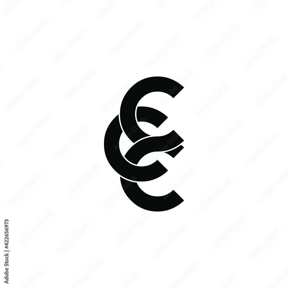 ccc letter original monogram logo design Stock Vector | Adobe Stock