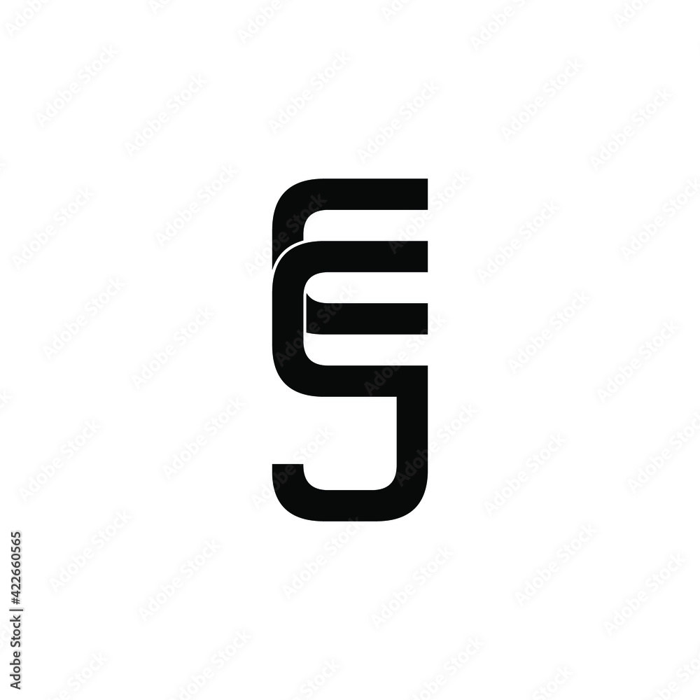 ccj letter original monogram logo design Stock Vector | Adobe Stock
