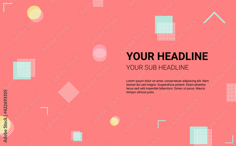 Vector background Design. Modern background with abstract style for ...