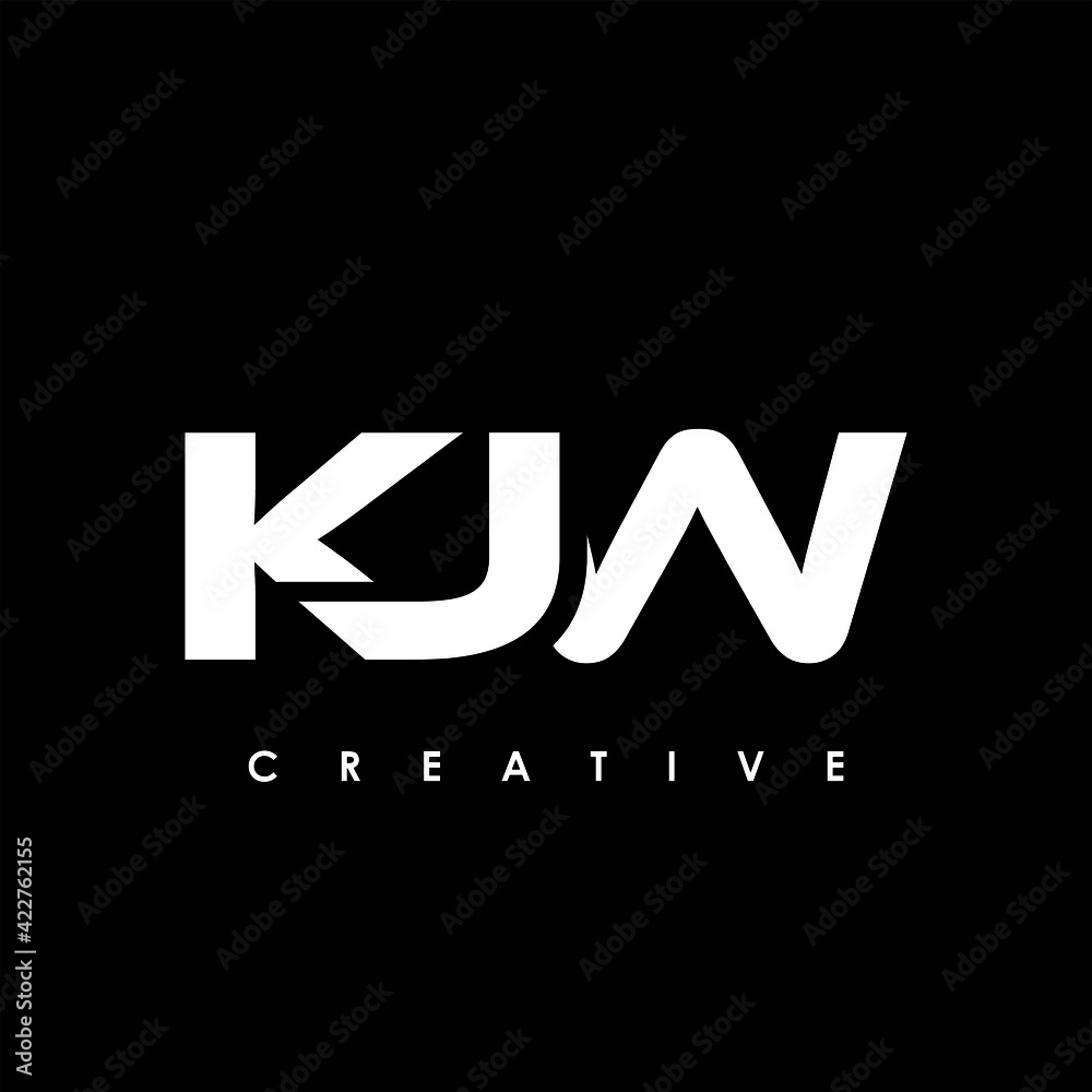 KJW Letter Initial Logo Design Template Vector Illustration Stock ...