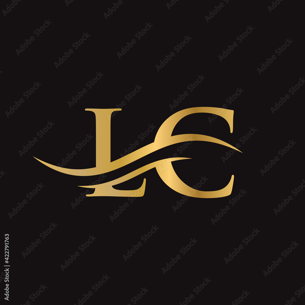 LC logo design. Initial LC letter logo design. Stock Vector | Adobe Stock