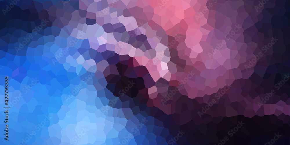 abstract crystal background with purple, blue and pink Stock ...