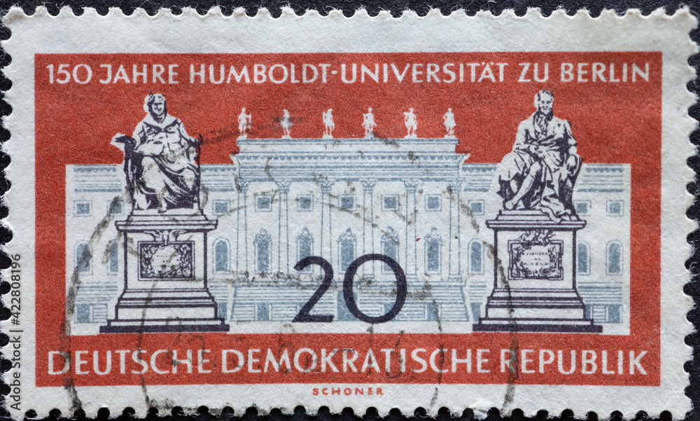 GERMANY, DDR - CIRCA 1960 : a postage stamp from Germany, GDR showing ...