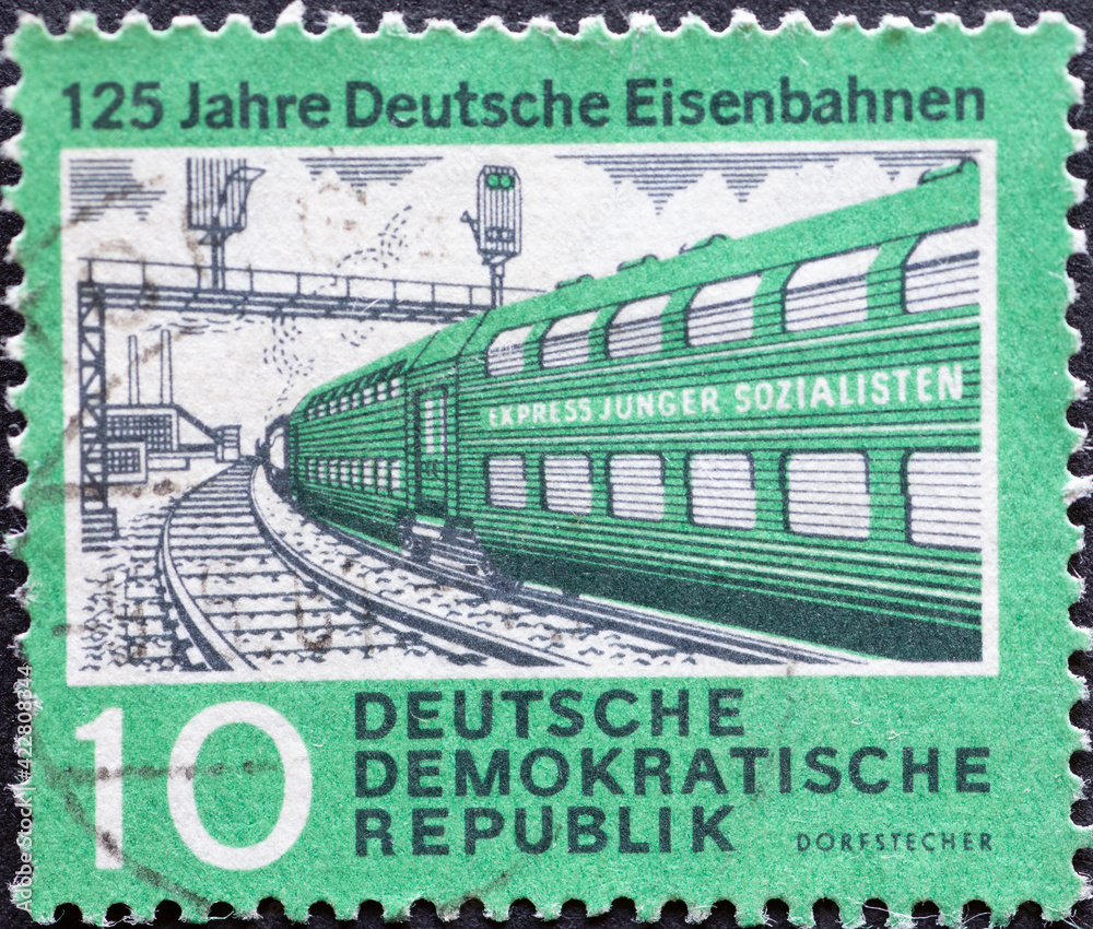 GERMANY, DDR - CIRCA 1960 : a postage stamp from Germany, GDR showing a ...