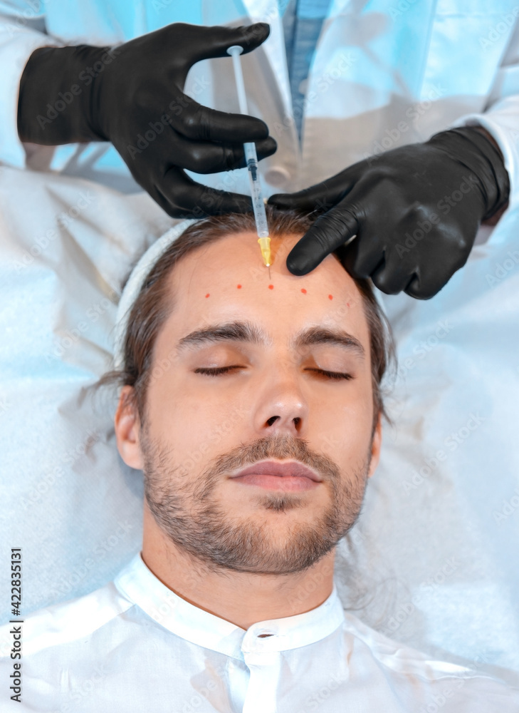 Botox botox medicina estética médico jeringa toxina botulínica frente ...