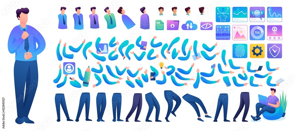 Constructor for creating a Young Man N9. Create your own character with ...