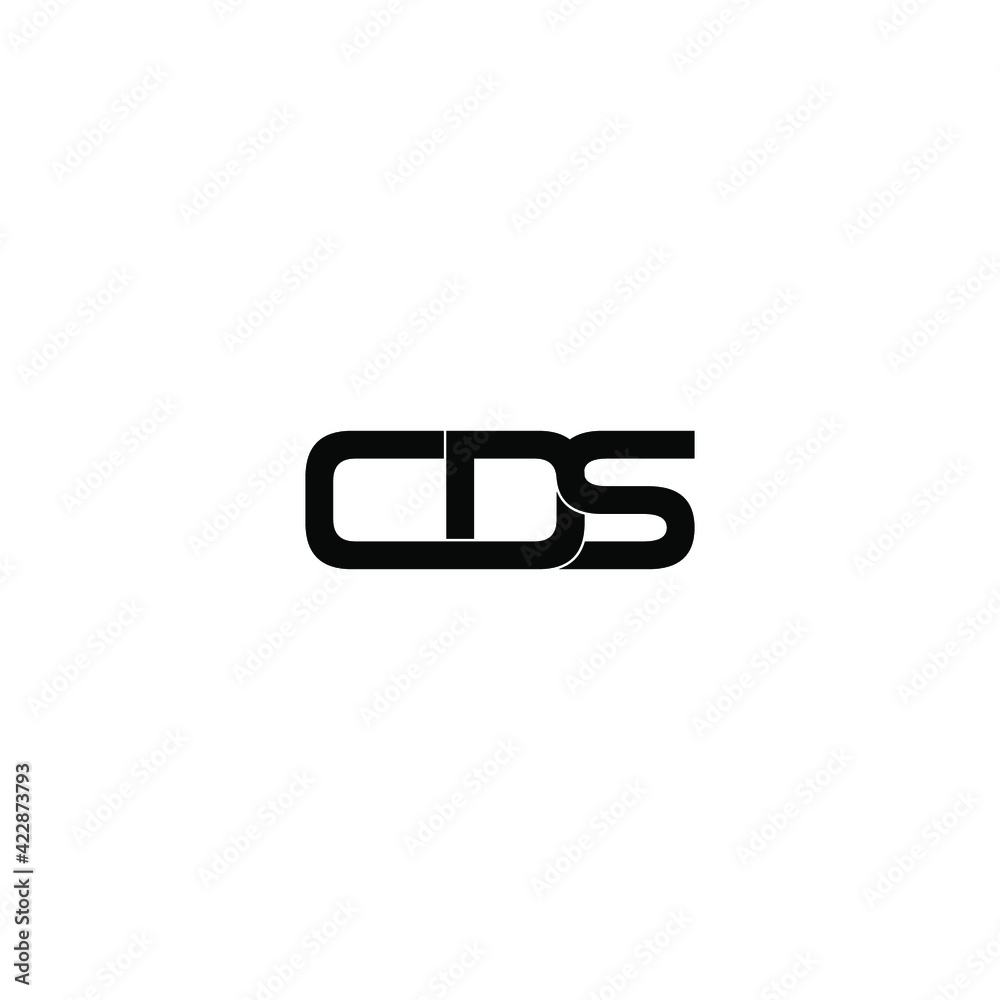 cds letter original monogram logo design Stock Vector | Adobe Stock