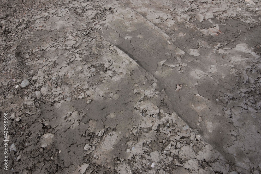 soil compaction or soil structure degradation in agriculture Stock ...