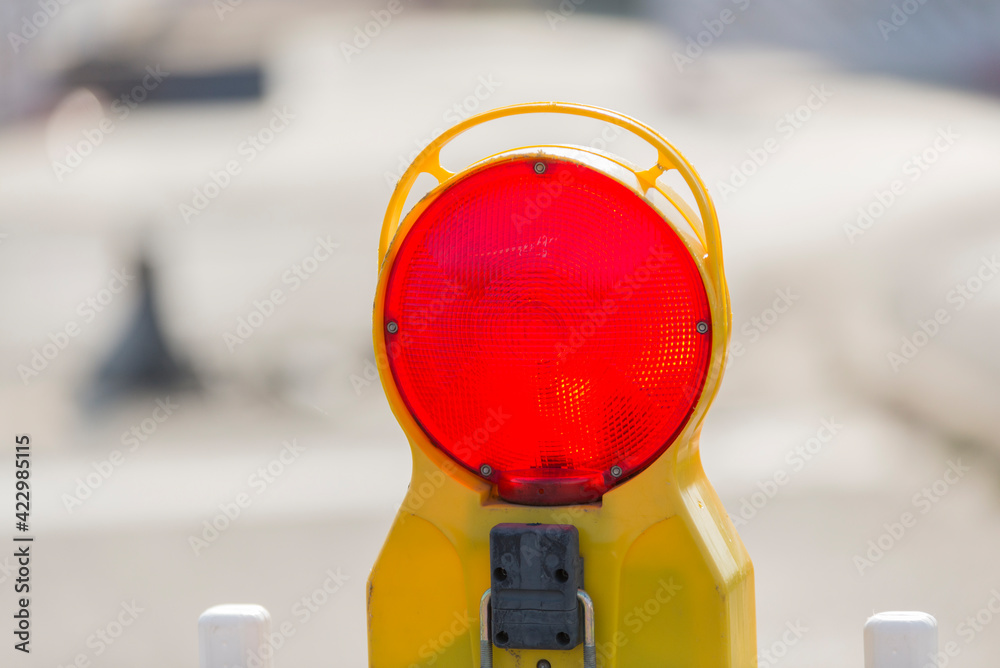 Rote Warnlampe Stock Photo | Adobe Stock
