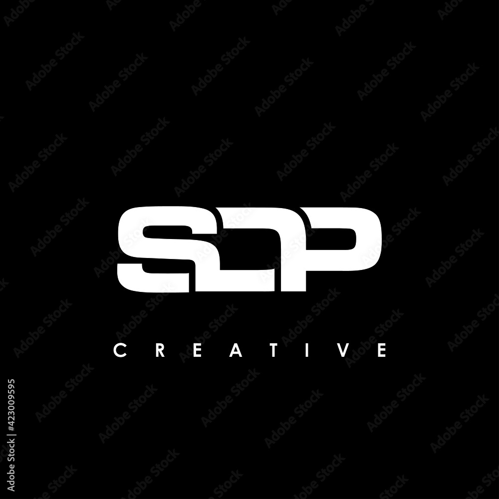 SDP Letter Initial Logo Design Template Vector Illustration Stock ...