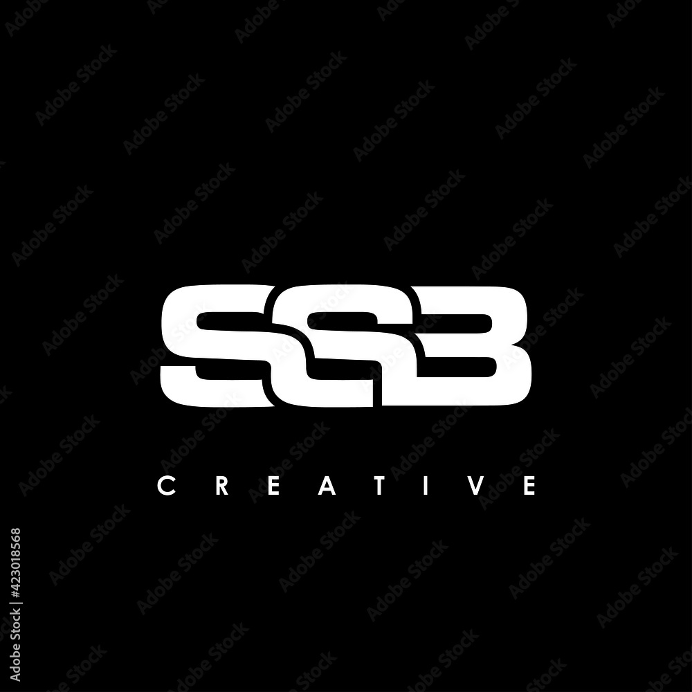 SSB Letter Initial Logo Design Template Vector Illustration Stock ...