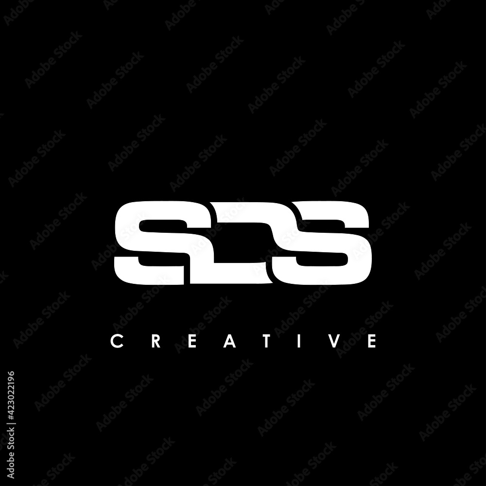 SDS Letter Initial Logo Design Template Vector Illustration Stock ...