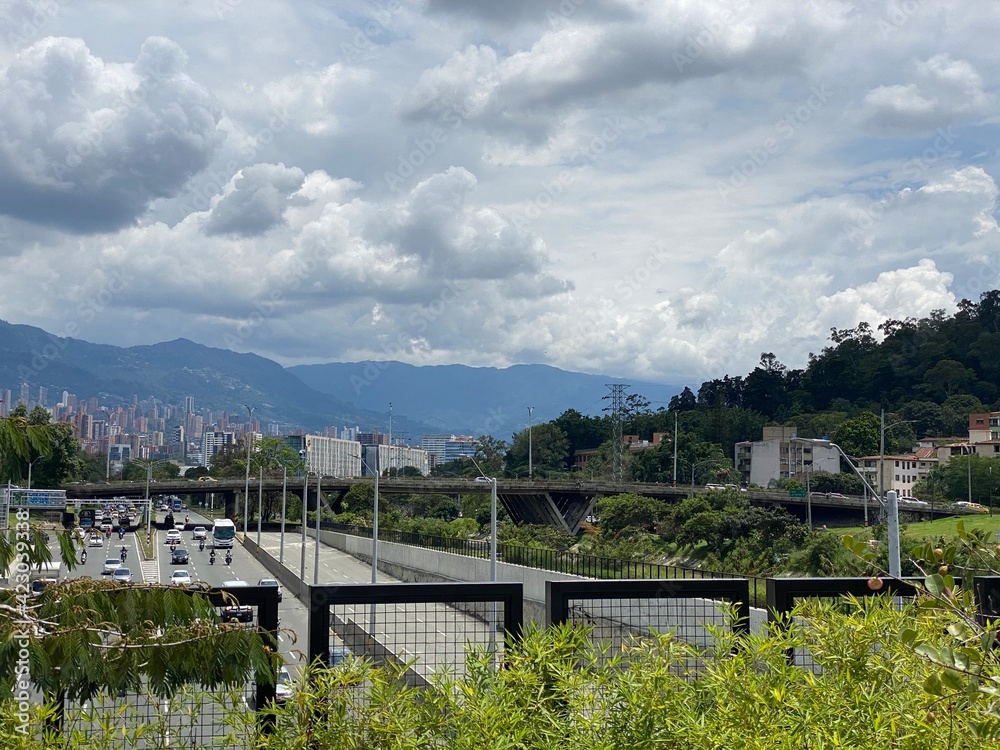 Medellin parques del rio Stock Photo | Adobe Stock