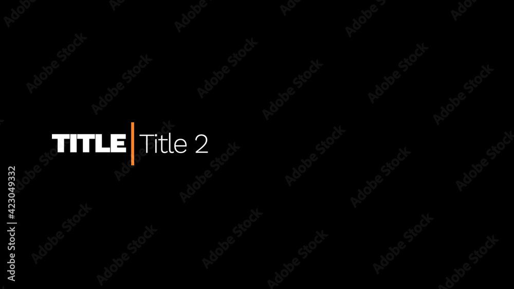 Cursor Title Stock Template | Adobe Stock