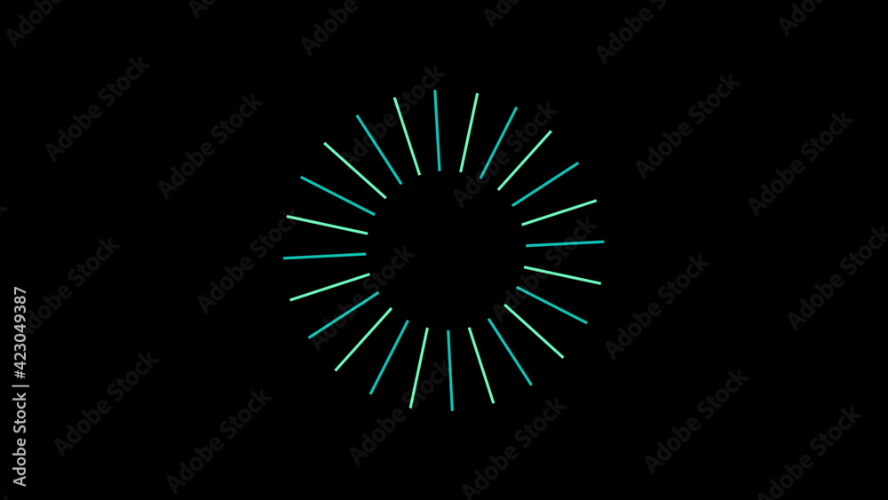 Exploding Circle Overlay Stock Template | Adobe Stock