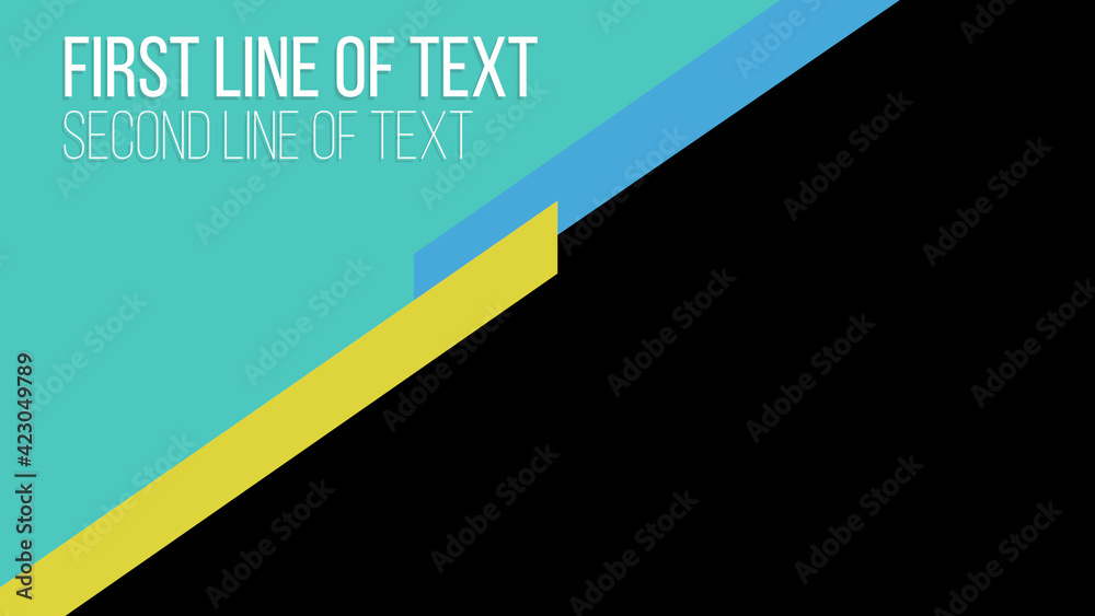 Top Angle Title Stock Template | Adobe Stock