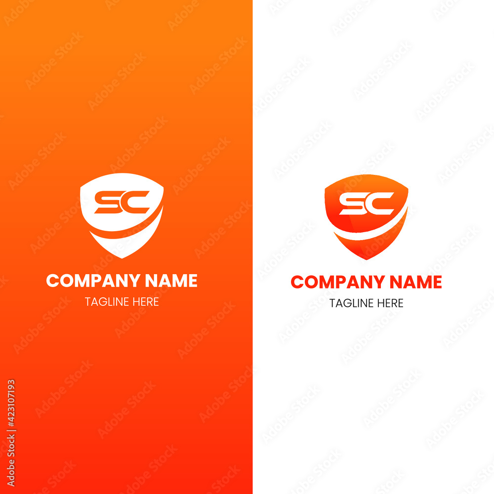 Letters S and C or SC line logo design. Linear minimal stylish . Luxury ...