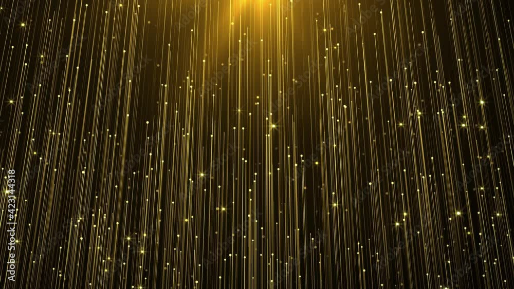 Gold Stage Glitter Glamour Luxury Awards Show 4K Background Animation ...