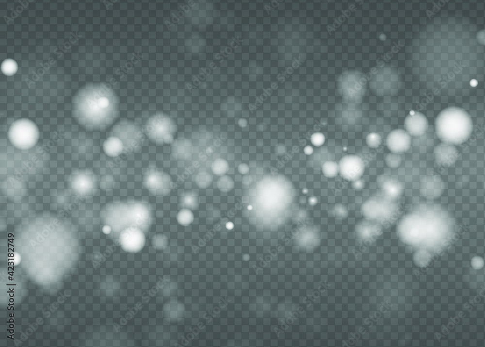 White sparks glitter special light effect.Sparkling magic dust ...